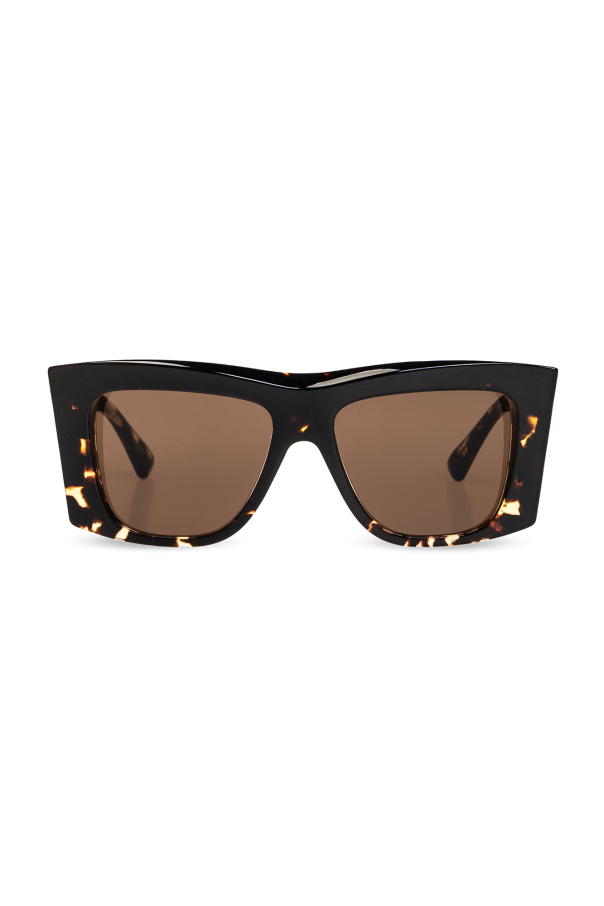 Black Tortoiseshell Sunglasses Bottega Veneta Vitkac Gb
